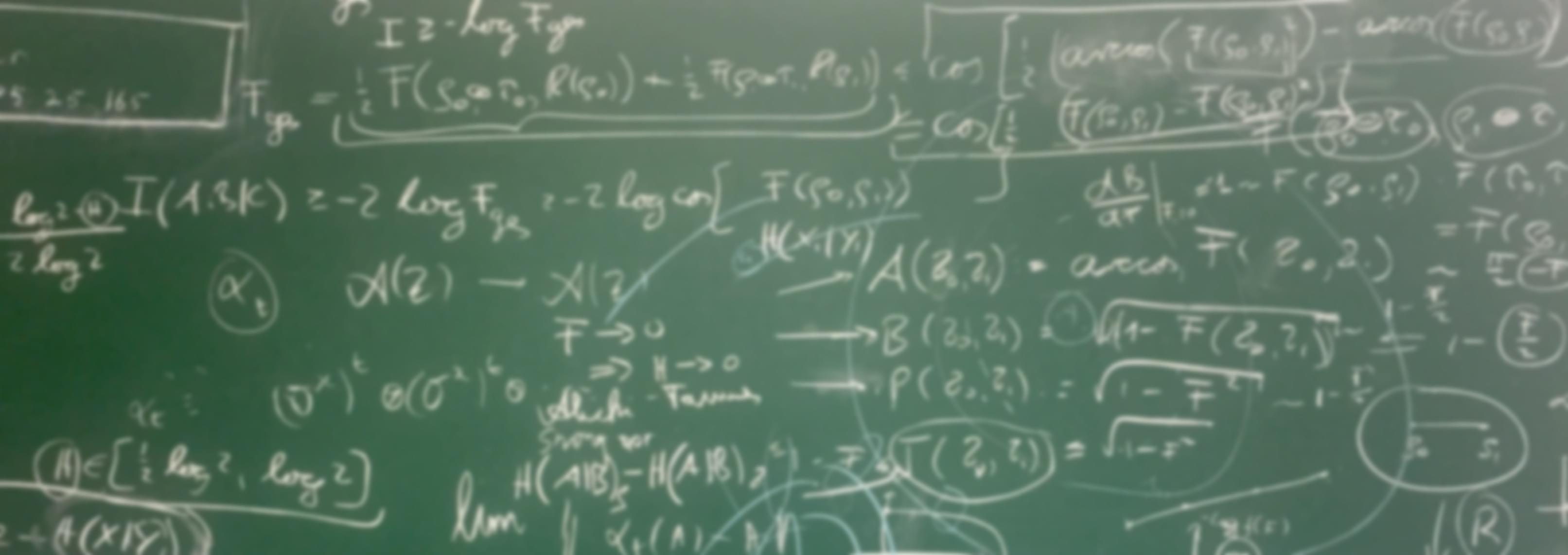 A Beautiful Mind Chalkboard